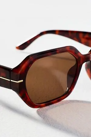 I-SEA Geometric Rectangle Sunglasses