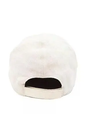 Eleventy Logo-embroidered Baseball Cap - Neutrals
