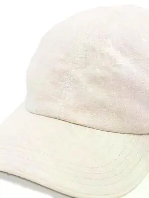 Eleventy Logo-embroidered Baseball Cap - Neutrals