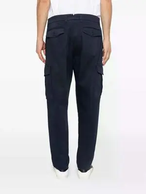 Eleventy Cargo Pants With Button Fastening - Blue