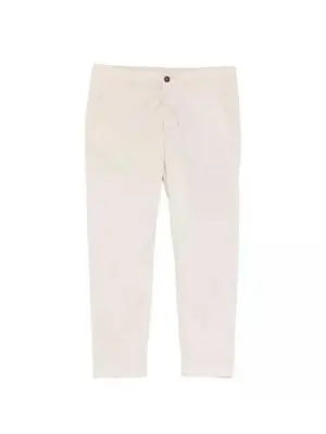 Eleventy Trousers With Welt Pockets - Neutrals