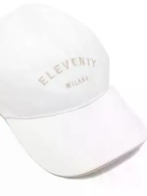 Eleventy Logo-embroidered Baseball Cap - Neutrals