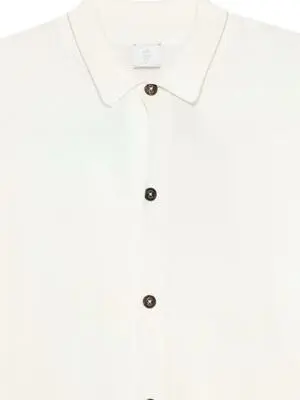 Eleventy Buttoned Cardigan - Neutrals