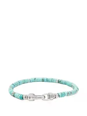 NIALAYA JEWELRY Heishi Bracelet Silver