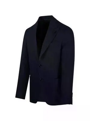 LARDINI Single-breasted Blazer - Blue