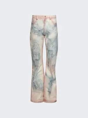 LA MASKARADE Skin Leather Pants - White