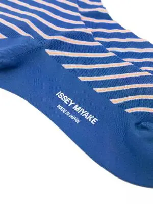 Issey Miyake Striped Socks