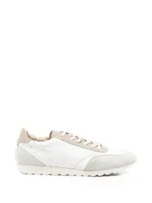 Eleventy Panelled Sneakers - White