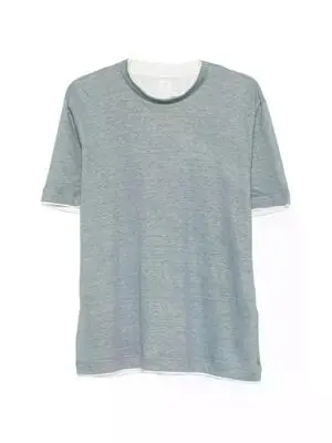 Eleventy Round Neck T-shirt - Blue