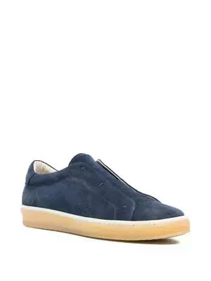 Eleventy Slip-on Suede Sneakers