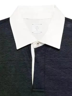 Eleventy Contrast-collar Polo Shirt
