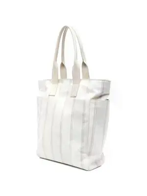 Eleventy Striped Tote Bag