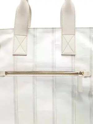 Eleventy Striped Tote Bag