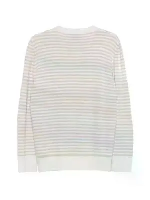 Eleventy Striped Crewneck Jumper