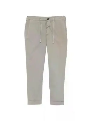 Eleventy Drawstring Trousers - Neutrals