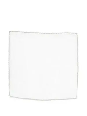 Eleventy Square-shape Handkerchief - White