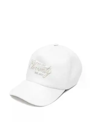 Eleventy Embroidered Baseball Cap - White