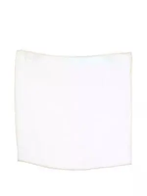Eleventy Square-shape Handkerchief - White