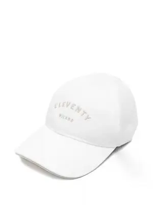 Eleventy Logo-embroidered Baseball Cap - Neutrals