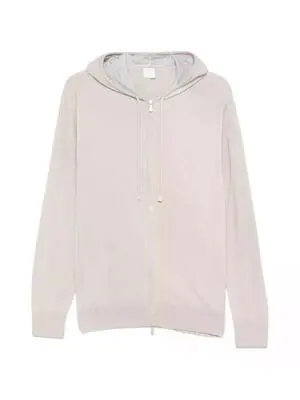 Eleventy Zip-up Hoodie - Neutrals