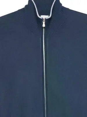 Eleventy Zip-front Cardigan