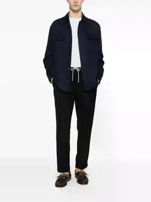Eleventy Patch Pocket Over Shirt Jacket
