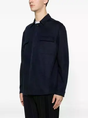 Eleventy Patch Pocket Over Shirt Jacket