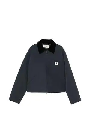 Carhartt Work In Progress Velvet Collar Patch Jacket - Blue