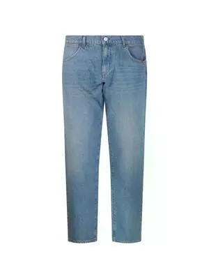 AMISH Cotton Denim Jeans - Blue