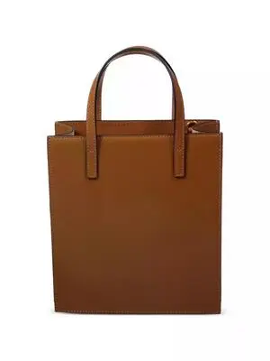 HIDESINS Flap Leather Tote Bag - Brown