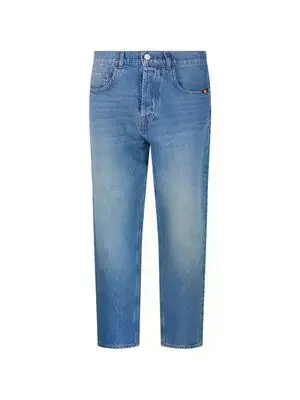 AMISH Button-fastening Five-pockets Jeans - Blue