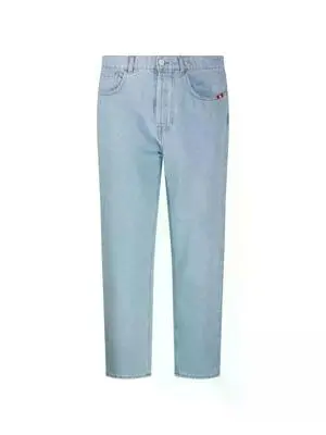AMISH Five-pockets Button-fastening Jeans - Blue