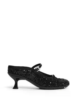 Simone Rocha Sequin-embellishment Pumps - Black