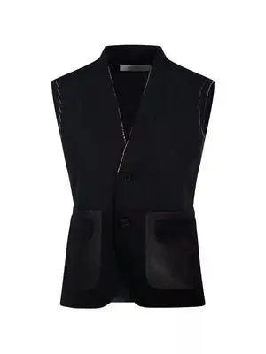 RE CODE Button Flap Pocket Waistcoat