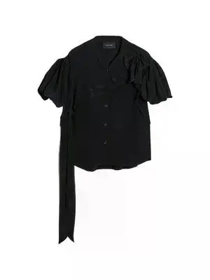 Simone Rocha Puff-sleeves Shirt - Black