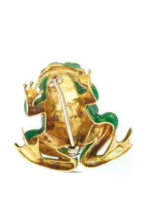 LB EXCLUSIVE Diamond Frog Brooch
