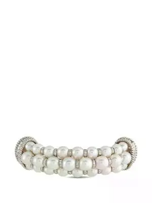 LB EXCLUSIVE Diamond Pearl Brooch - White