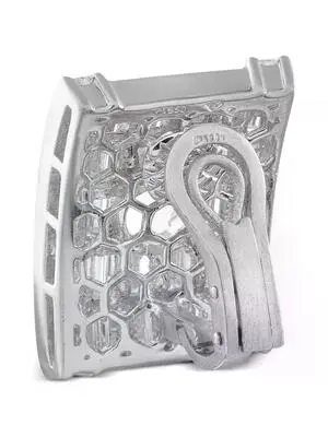 LB EXCLUSIVE Diamond Platinum Clip-on Earrings