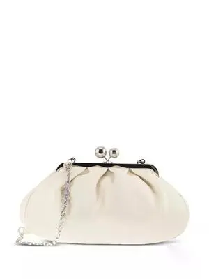 Max Mara Medium Pasticcino Chain-strap Clutch Bag - Neutrals