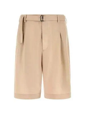 CELLAR DOOR Viper Belt Bermuda Shorts - Neutrals