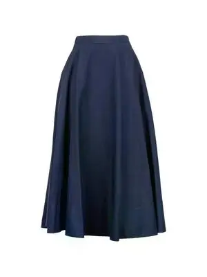 CRUNA A-line Midi Skirt