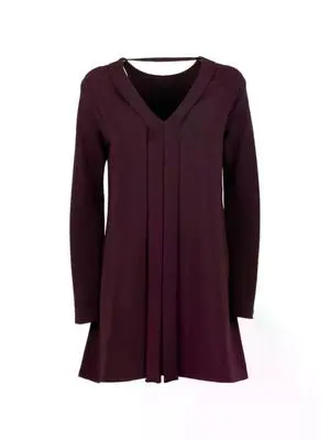 Marella Open Back Dress - Purple