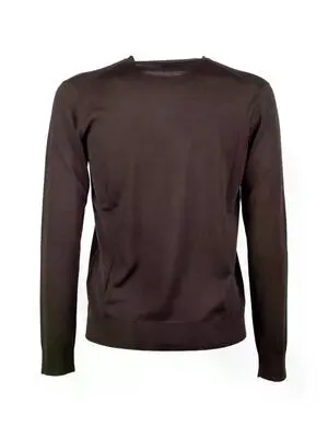 PAOLO PECORA Crew-neck Sweater - Brown