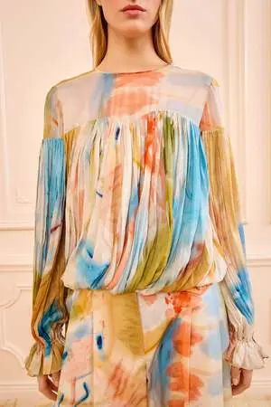 Ulla Johnson Pearl Ls Silk Blouse