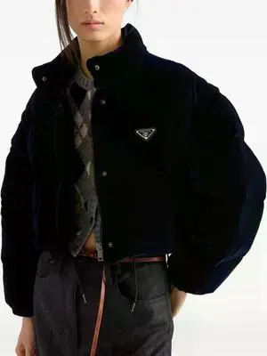 Prada Velvet Down Jacket