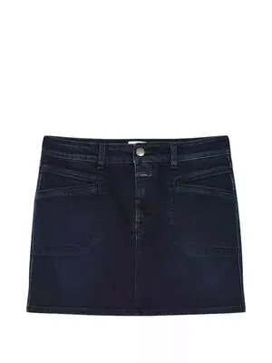 Closed Fatigue Pocket Mini Skirt - Blue