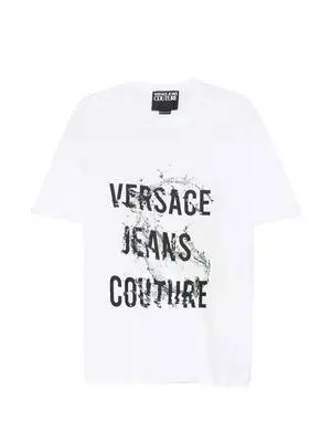 Versace Logo-print T-shirt - White