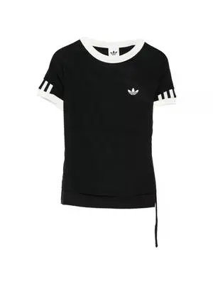 Adidas Three Stripe Logo T-shirt - Black