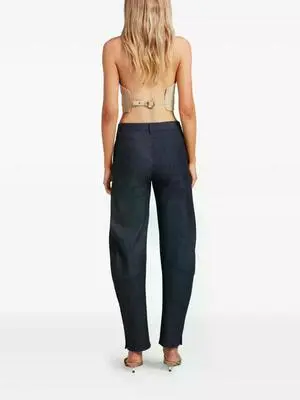 VIOLANTE NESSI Brancusi Wide-leg Paneled Jeans