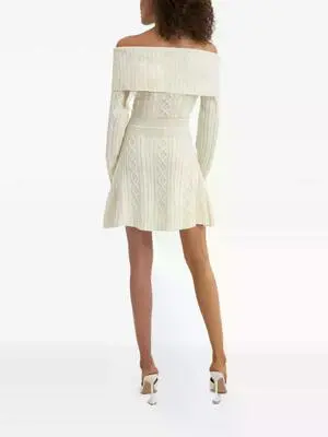 VIOLANTE NESSI Victorie Off-shoulder Mini Dress
